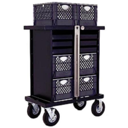 Backstage 4-Crate Vertical Set Box Cart with Wheels SB-04V - Adorama
