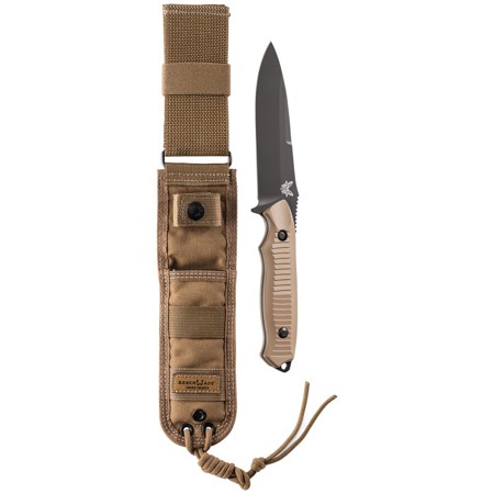 Benchmade 140 Nimravus Fixed Blade Black Plain Edge Knife with Soft ...