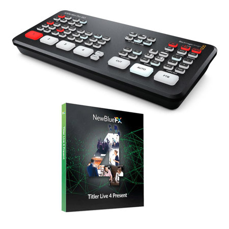 Blackmagic ATEM Mini Pro ISO Live Production Switcher W/Titler Live 4 ...