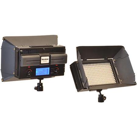 Bescor FP-312 On-Camera Bi-Color LED Light with Digital Display FP-312