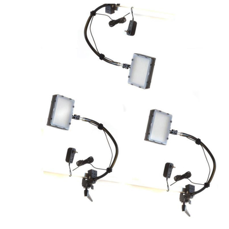 Bescor Grip-183 Gripper Gooseneck Bi-Color 3-Light Kit - Adorama