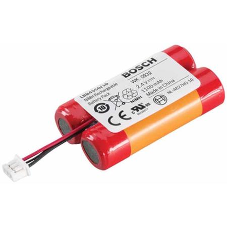 Bosch 1100mAh Integrus NiMH Battery Packs for LBB 4540 Receivers, 10 Pieces