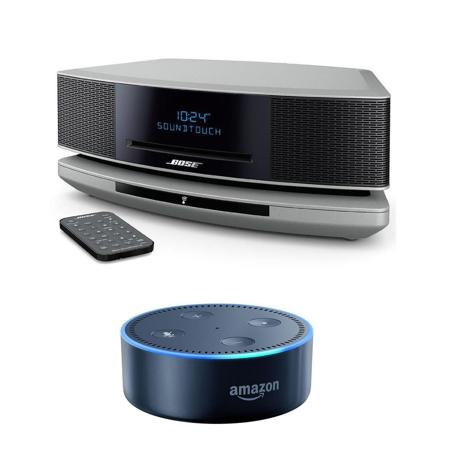 Bose Wave SoundTouch Music System IV, Platinum Silver With Amazon Echo ...