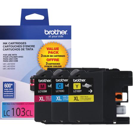 Brother Innobella XL Series High Yield Ink Cartridge Pack LC1033PKS