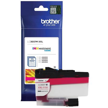 Brother LC3037 Super High Yield INKvestment Tank Ink Cartridge, Magenta ...