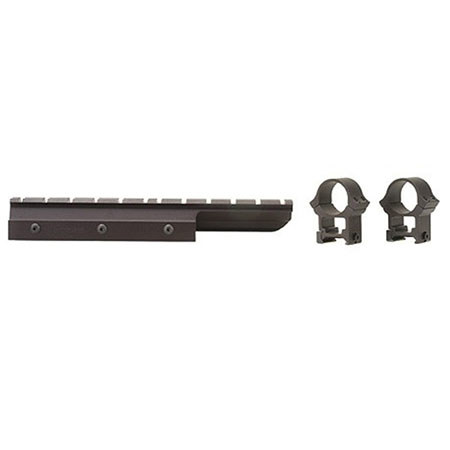 B-Square Military Weaver-Style Scope Base with 1" Rings 18500