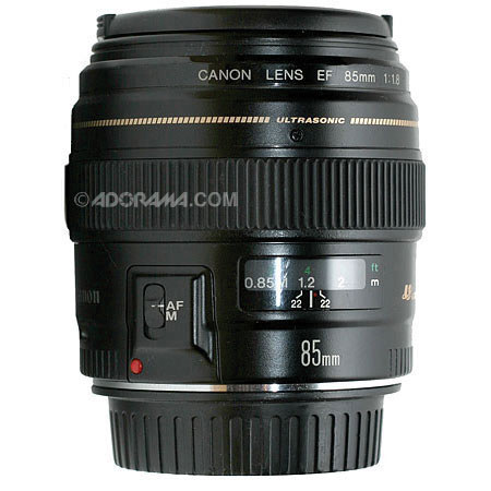Canon EF 85mm f/1.8 USM Lens, Refurbished 2519A007AA - Adorama