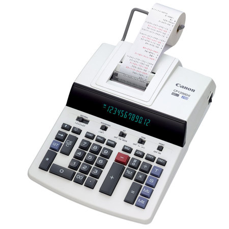 Canon CP1200DII Commercial Desktop Printing Calculator 9932B001