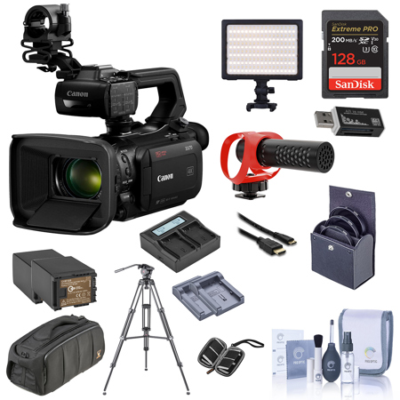 Canon XA70 4K UHD 1" Sensor Compact Pro 15x Zoom Camcorder w/Premium ...