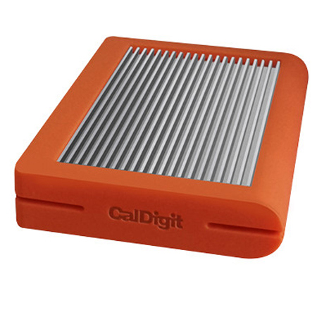 CalDigit Tuff 2TB USB 3.1 Type-C (Gen 2) External Hard Drive, Orange 500540