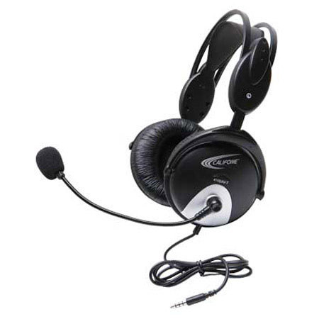 Califone 4100AVT Headset with 3.5mm To Go Plug for Tablets & Smartphones