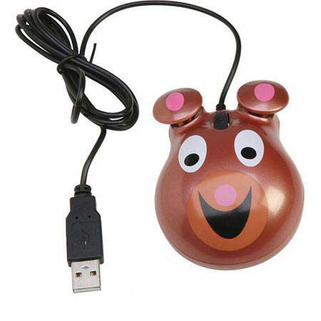 Califone Animal-Themed Computer Mouse, Bear - Adorama