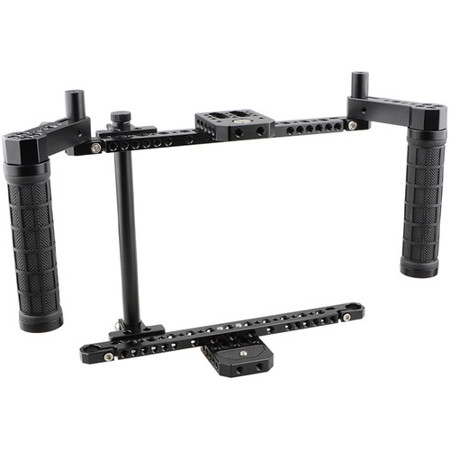 CAMVATE Monitor Cage Kit with Adjustable Handle Grips for Monitors C1854