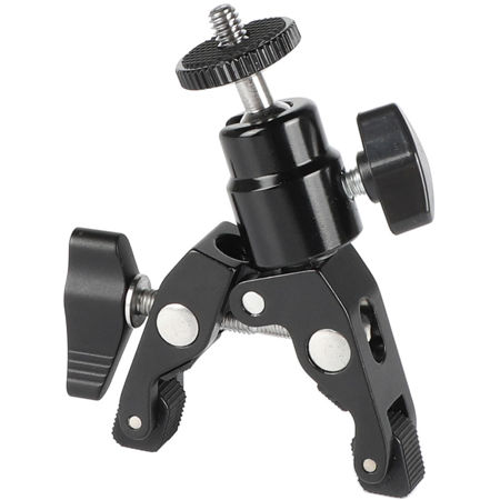 CAMVATE Crab Clamp with Mini Ball Head, 3 Lbs Capacity C2266 - Adorama