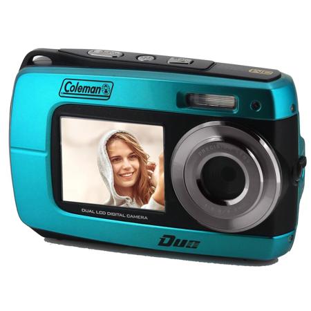 Coleman Duo2 2V8WP Dual Screen Shock & Waterproof Digital Camera, 4x ...