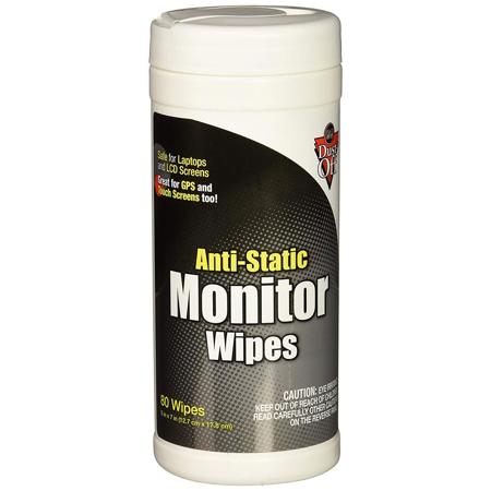 Falcon Anti-Static Monitor Wipes, 80 Count, 2-Pack - Adorama