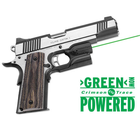 Crimson Trace LaserGuard Green Laser Sight f/Kimber & S&W 1911 Pistols ...