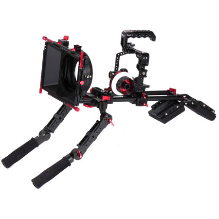 Came-TV Protective Cage Plus for GH5 Camera Rig with Matte Box, Follow ...
