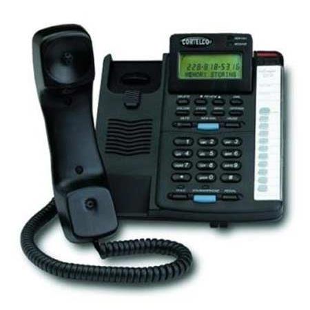 Cortelco 221000TP227E Colleague Corded Telephone with Caller ID, Black