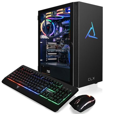 CLX SET Liquid-Cooled Gaming Desktop Computer, Intel Core i7-12700KF 3 ...