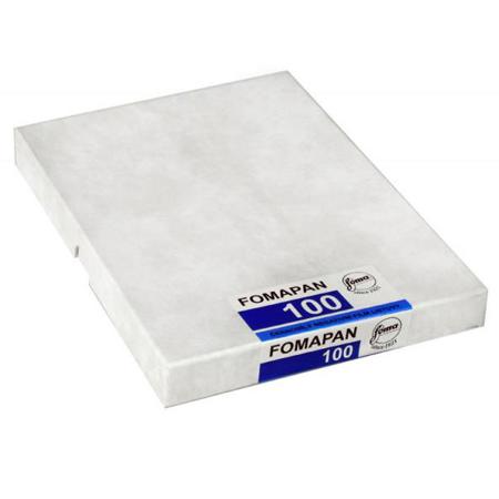 Foma Film FOMAPAN 100 Classic 5x7" Black and White Negative Film, 50 ...