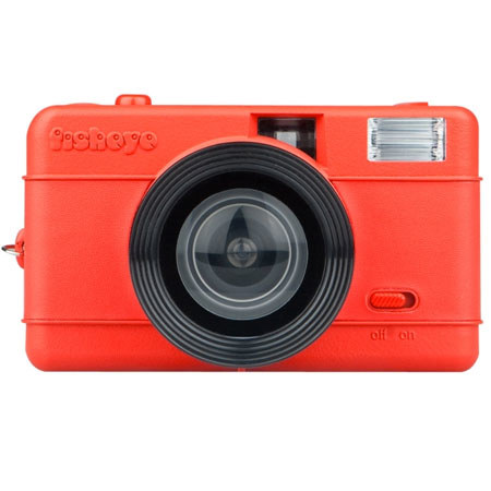 Lomography FishEye Point-n-Shoot 35mm Camera, Red - Adorama