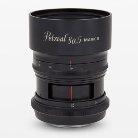 Lomography New Petzval 80.5mm f/1.9 MKII Basic Art Lens for Nikon F, Black Z805N