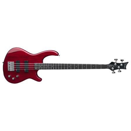 Dean Edge 1 Electric Bass Guitar, Trans Red - Adorama