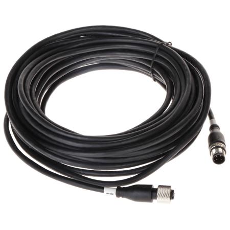 Dahua MC-DF4-DM4 39.3' D-Code 4-Pin Aviation Network Cable, Black