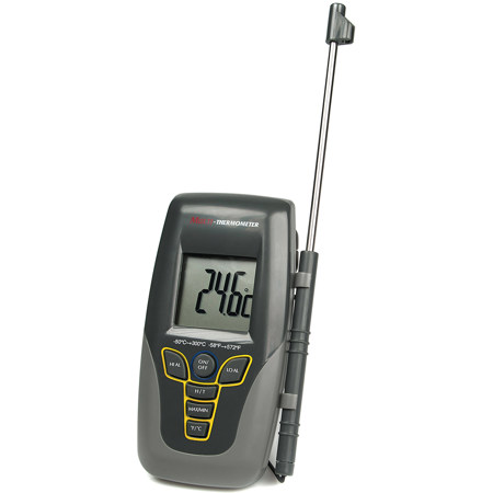 Kaiser L.C.D. Digital Thermometer & Timer With a Stainless Steel Probe ...