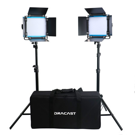 Dracast X Series LED500 35W Bi-Color LED 2-Light Kit DRX2500BNS