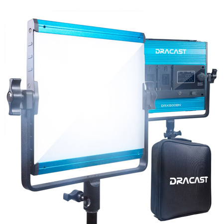 Dracast X Series LED500 35W Daylight LED Light Panel w/Dual NP-F ...