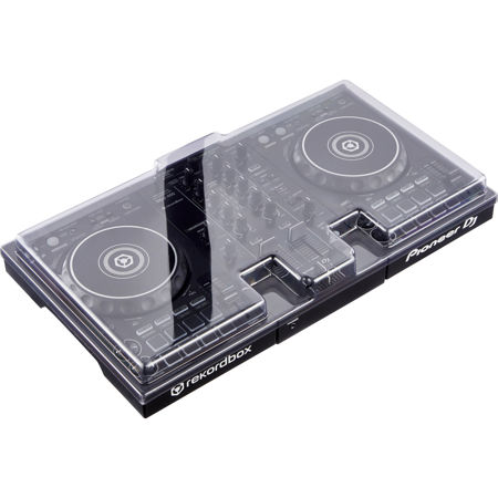 Decksaver Cover for Pioneer DJ DDJ-400 Controller, Smoked/Clear