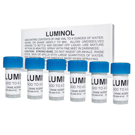 Evident 8oz Luminol Blood Reagent, 6 Pack - Adorama