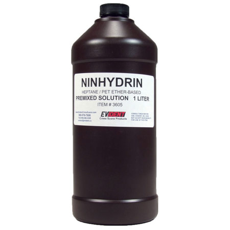 Evident 3603 32oz Methanol Premix Ninhydrin Fingerprint Reagent
