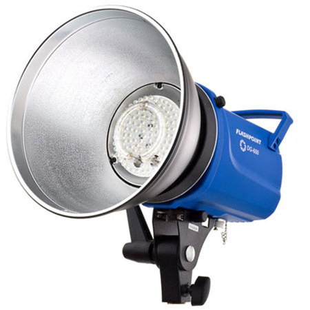 Flashpoint DG600 300 Watt Second AC/DC Monolight, Blue - Adorama
