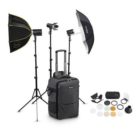 Flashpoint XPLOR 300 Pro XPLOR 100 Pro 3-Light Kit AD-KIT 1 - Adorama