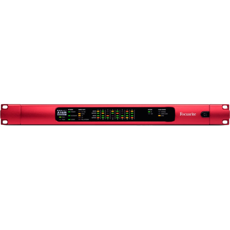 Focusrite RedNet D16R 16CH AES3 I/O for Dante Audio Over IP Networks ...