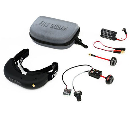 Fat Shark Attitude V2 FPV Headset with Video Downlink Bundle - Adorama
