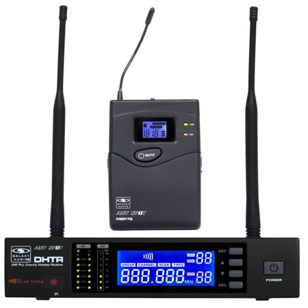 Galaxy Audio DHTR/76 Wireless Microphone Guitar System, CODE D 584-607MHz