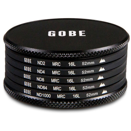 Gobe 2Peak 52mm 16-Layer ND Filter Kit, Includes ND2/ND4/ND8/ND64 ...