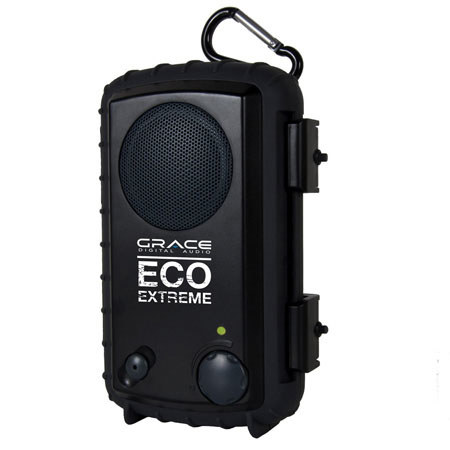 Grace Digital Eco Extreme AQCSE101 Waterproof MP3 Speaker Case, Black