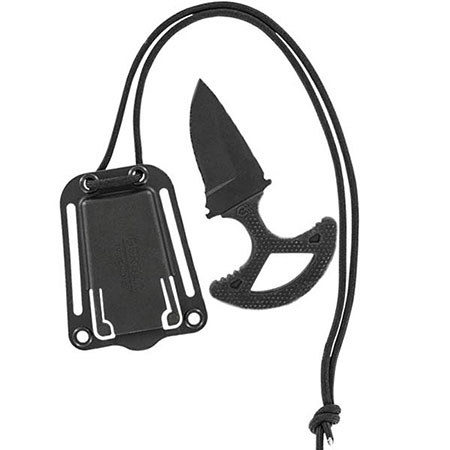 Gerber Ghostrike Punch Fixed Knife with Fine Edge Drop Point Black ...