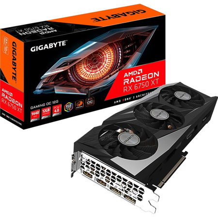 Gigabyte Radeon RX 6750 XT Gaming OC 12GB GDDR6 RGB Graphics Card