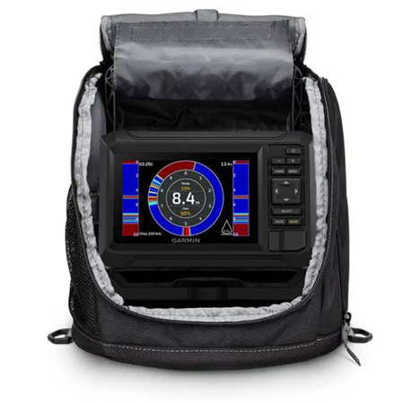 Garmin ECHOMAP UHD2 5" 52cv Ice Fishing Bundle, Worldwide Basemap 010 ...