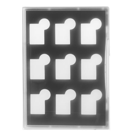 Gepe Archival Card for 9 SD Cards, Black DVD Size Case 3010 - Adorama