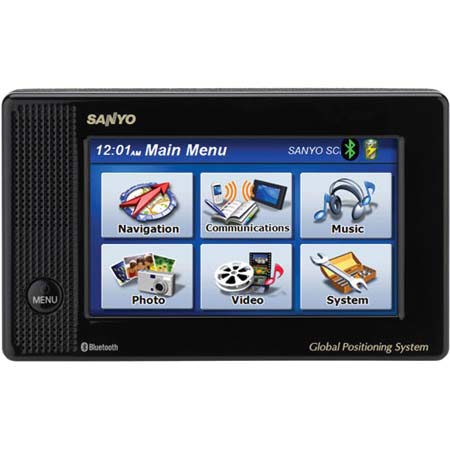 Sanyo Easy Street NVM-4070 Portable GPS Car Navigator with Text-to ...