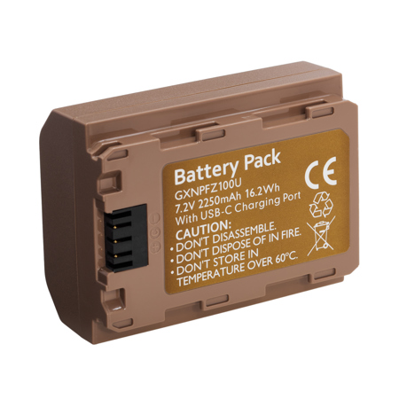 Green Extreme NP-FZ100 Lithium-Ion Battery Pack with USB C Charging Port
