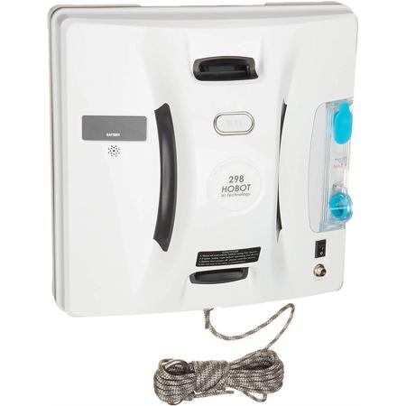 HOBOT-298 Window Cleaning Robot with Ultrasonic Water Spray, White