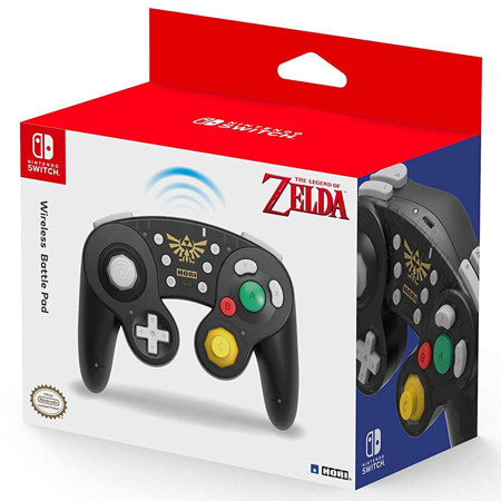 Hori Zelda Wireless Battle Pad Gamecube-Style Controller for Nintendo ...